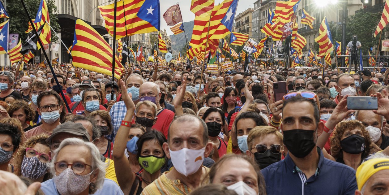 "Let's take a step forward": video for the Catalan independence march ...