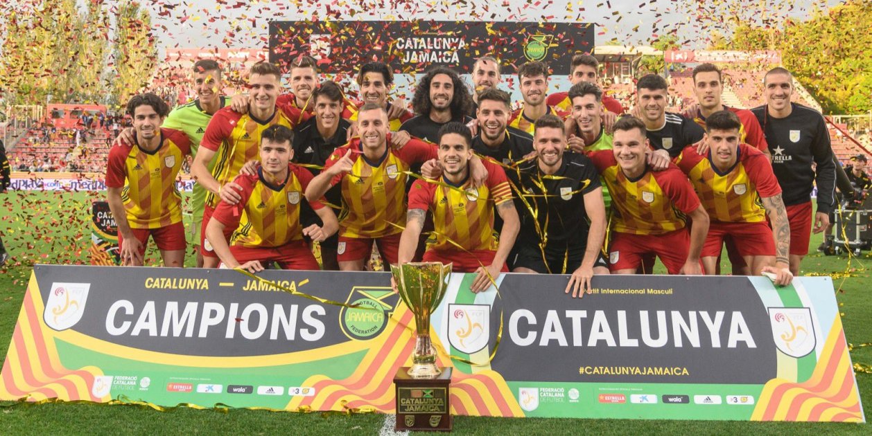 Jamaica hit for six by Catalonia in football fest at Girona's Montilivi