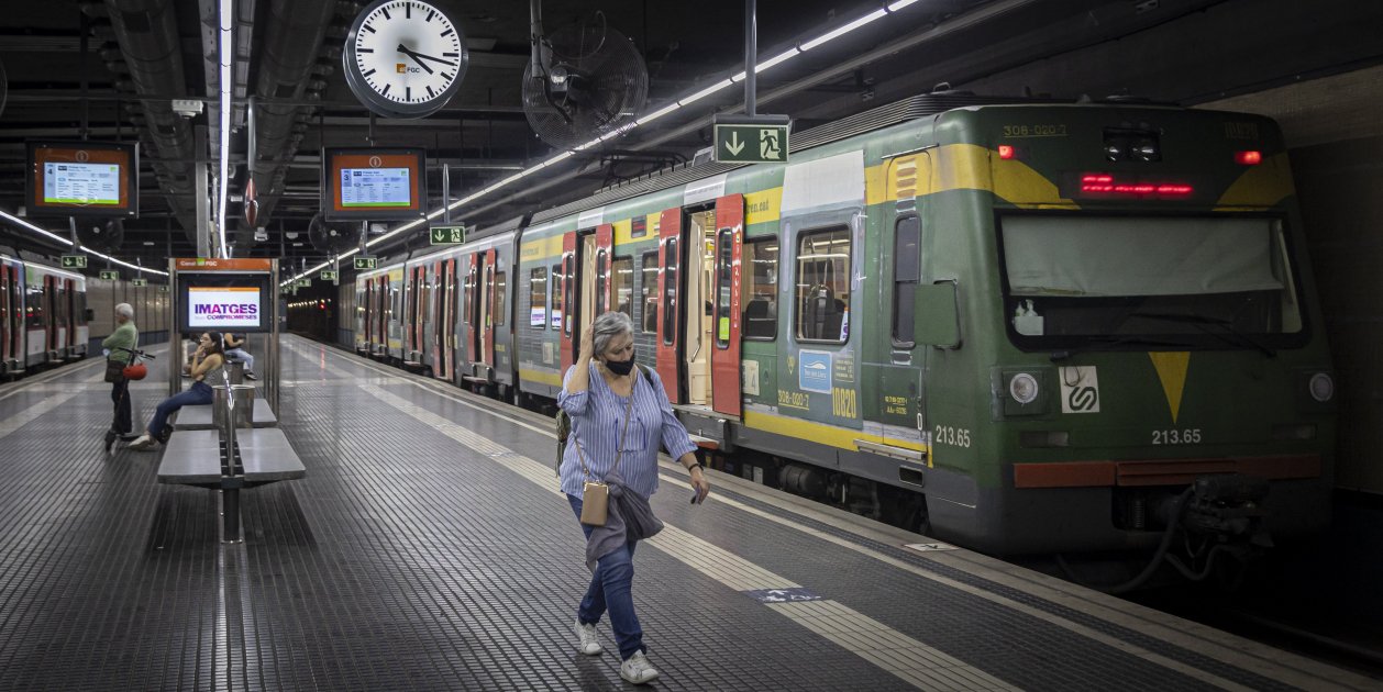 A tunnel that will extend Barcelona's FGC lines from Espanya to Gràcia ...