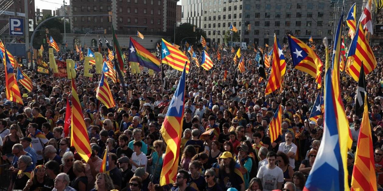The Catalan independence movement once again shows its strength at the ...