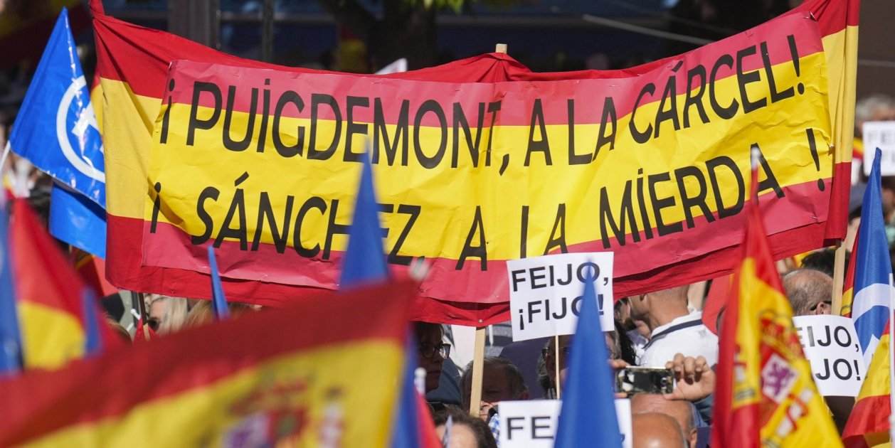 Spain's right-wing media turn up the heat for anti-amnesty protest ...