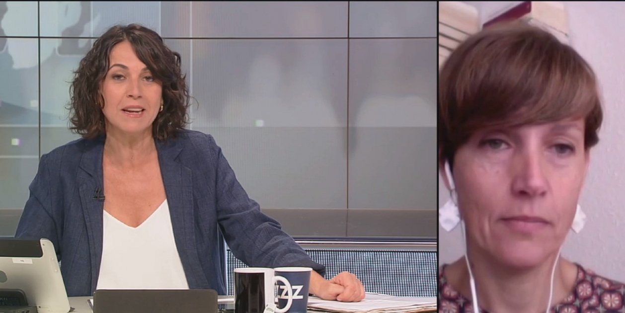 VIDEO MOMENTAZO El hijo pequeño de Raquel Sans aparece en TV3 desde su casa