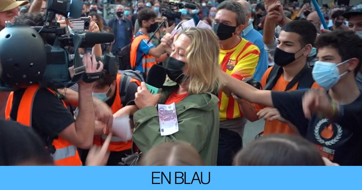 Mayka Navarro en directo con Ana Rosa, increpada en la manifestación ...