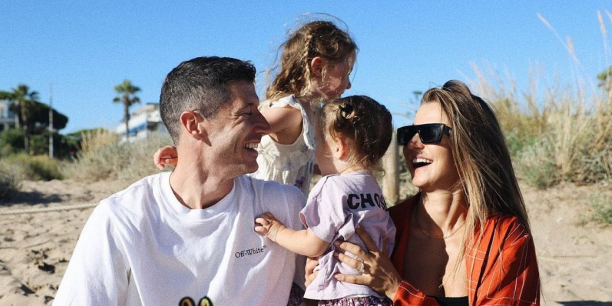 Lewandowski i Lewandowska, tendre passeig en bici