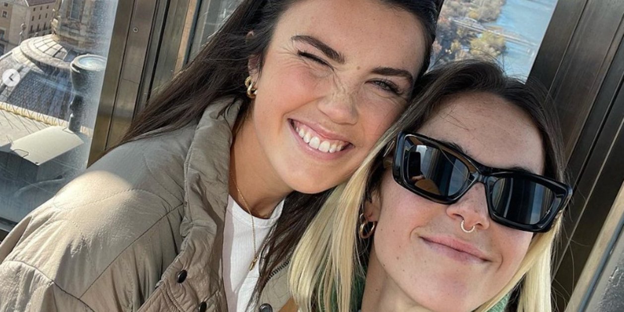 Mapi y Engen empiezan juntas 2023. Foto en pijama de la noruega, "muero ...