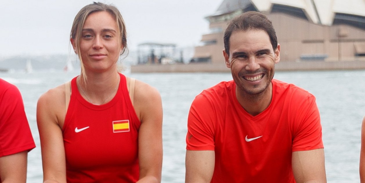 Rafa Nadal i Paula Badosa xerrant en català, escena patètica. Deliri ...