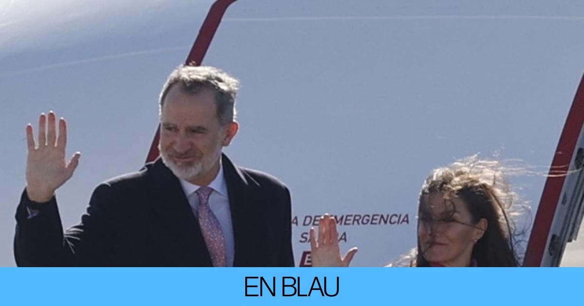 L'avió amb el qual han viatjat els reis d'Espanya a Egipte: un hotel cinc estrelles gran luxe