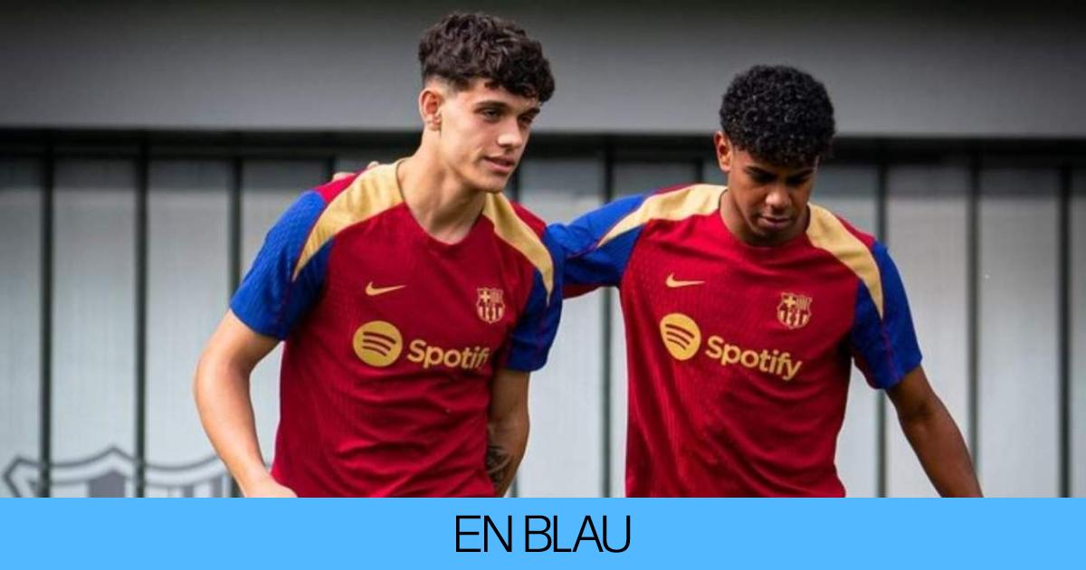 Celebración escandalosa de Lamine Yamal y Héctor Fort, los culés ...