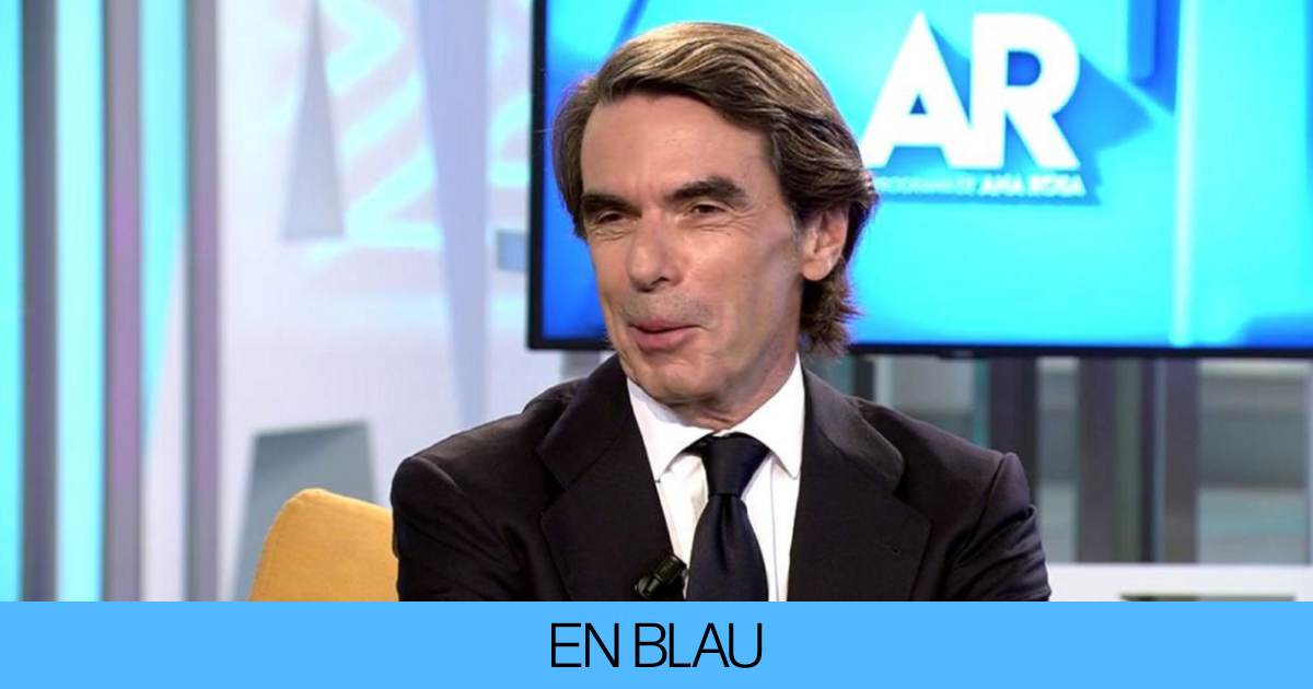 Ana Rosa indigna a la red por hacerle un 'masaje' a Aznar en una entrevista