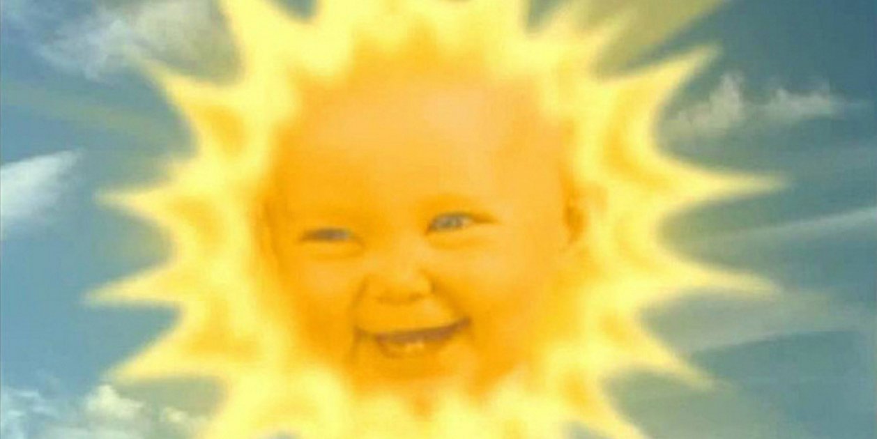 La niña bebé-sol de los Teletubbies ya es adulta... ¿y con hijos?