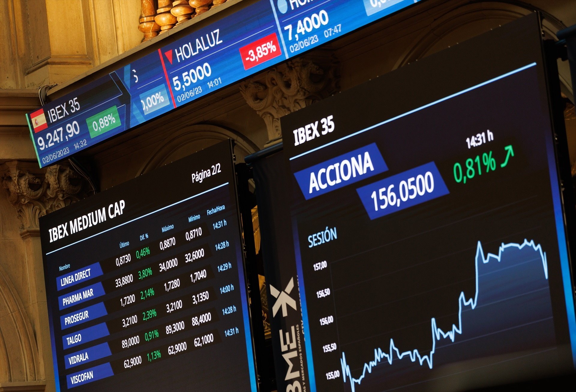 El IBEX 35 amanece con una subida del 0,12% a la espera del BCE y la Fed