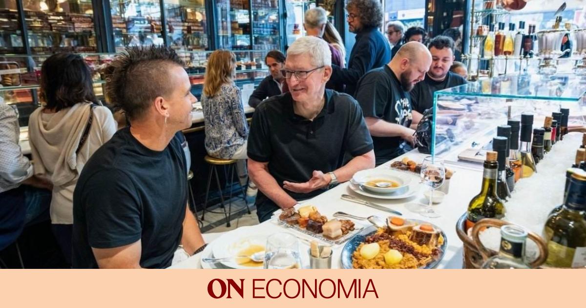 Tim Cook aparece en Madrid en pleno lanzamiento mundial del nuevo iPhone15