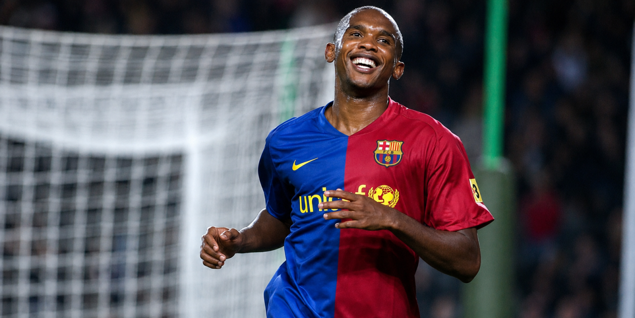 Samuel Eto'o marca un gol a Hacienda