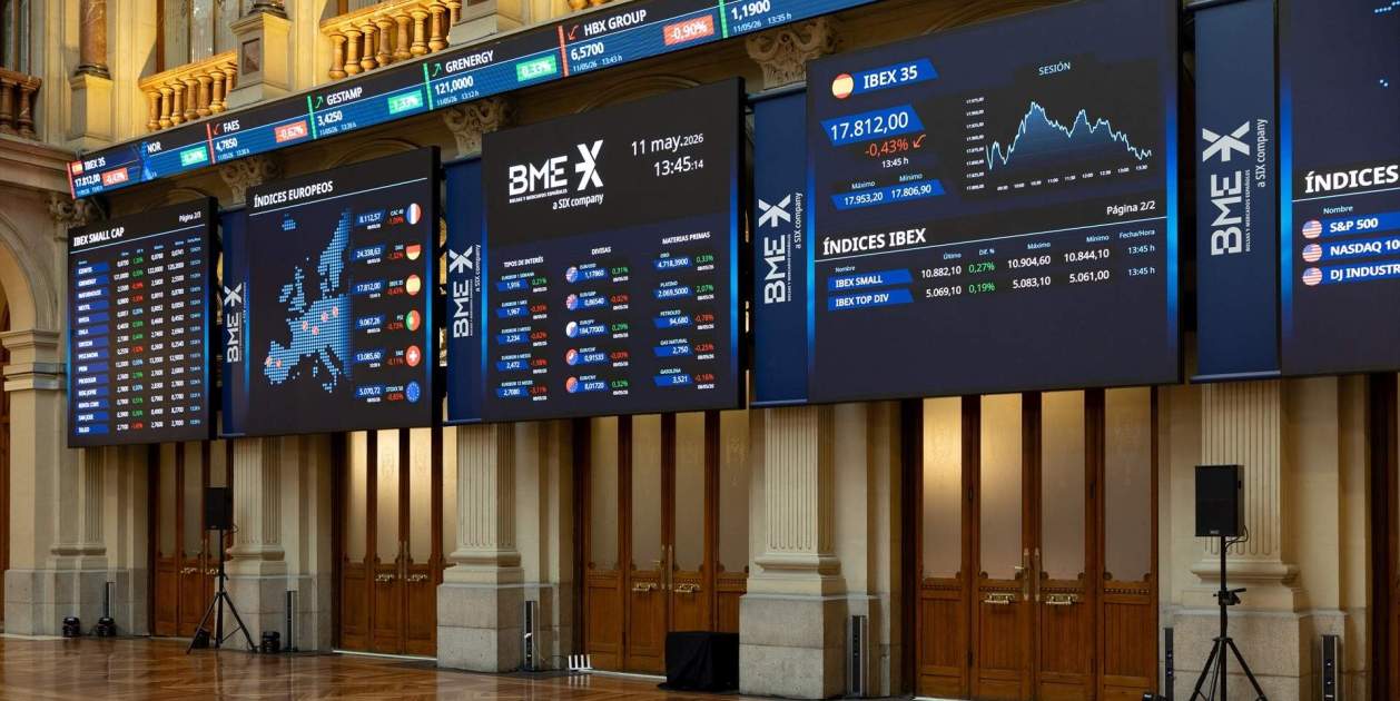 L'Ibex-35 sosté els 19.400 punts amb un lleu retrocés del 0,09%