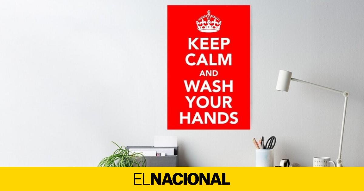 Portadas: mantén la calma y lávate las manos