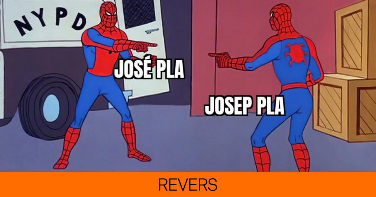 Josep Pla y un señor de Murcia.... que se llamaba José Pla