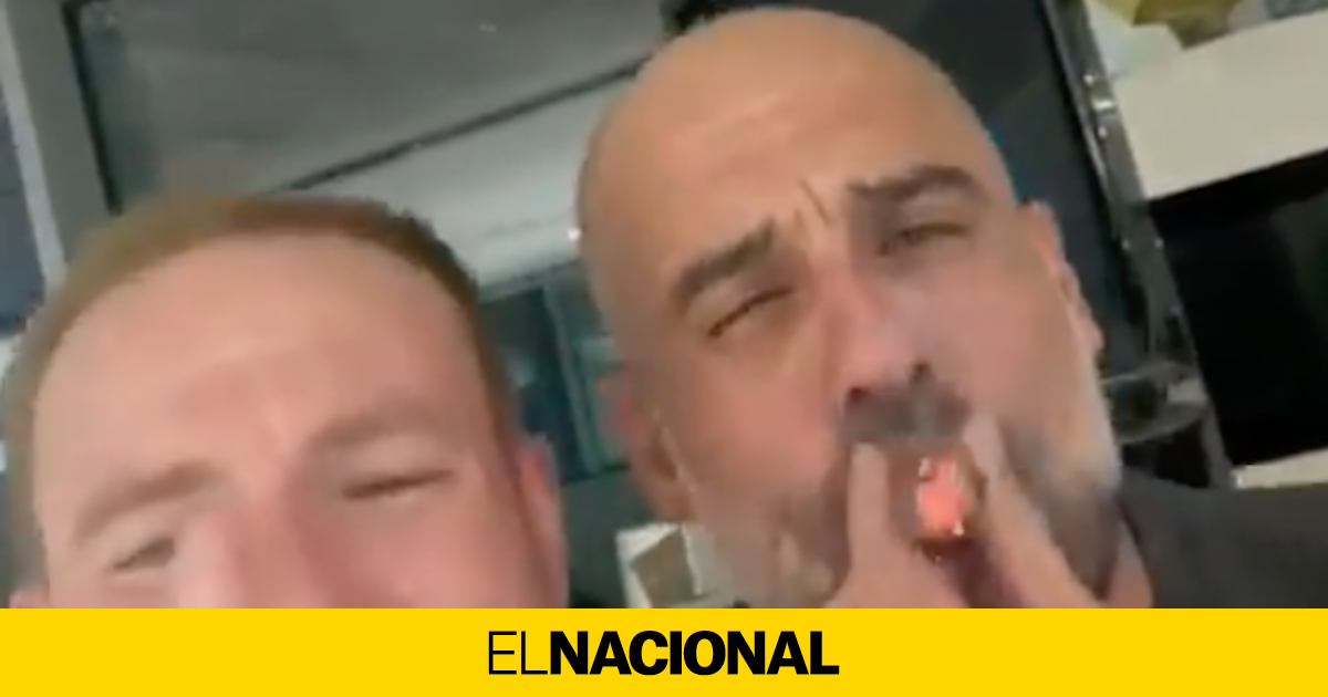Guardiola como nunca lo habías visto: fumando un puro y cantando en la ...