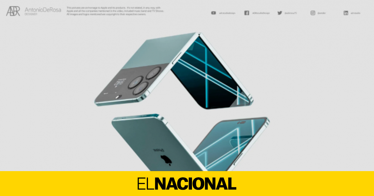 Apple revoluciona el mercado con su iPhone plegable sin arrugas en la ...