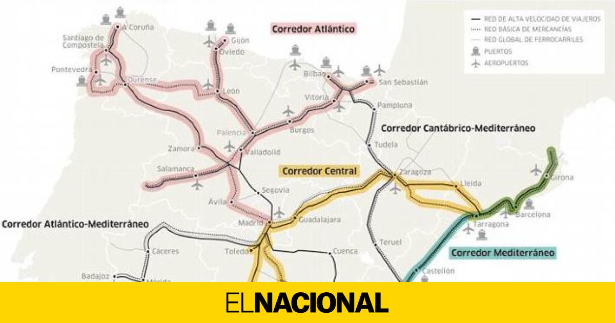 La UE constata que Fomento prioriza el corredor central al mediterráneo