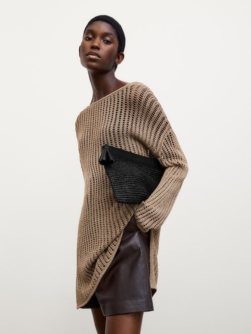 Te va a costar dejar de mirar el nuevo jersey de punto calado de ...