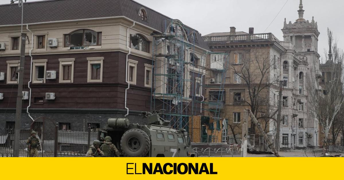 Rusia asegura que los soldados ucranianos se han rendido en Mariúpol