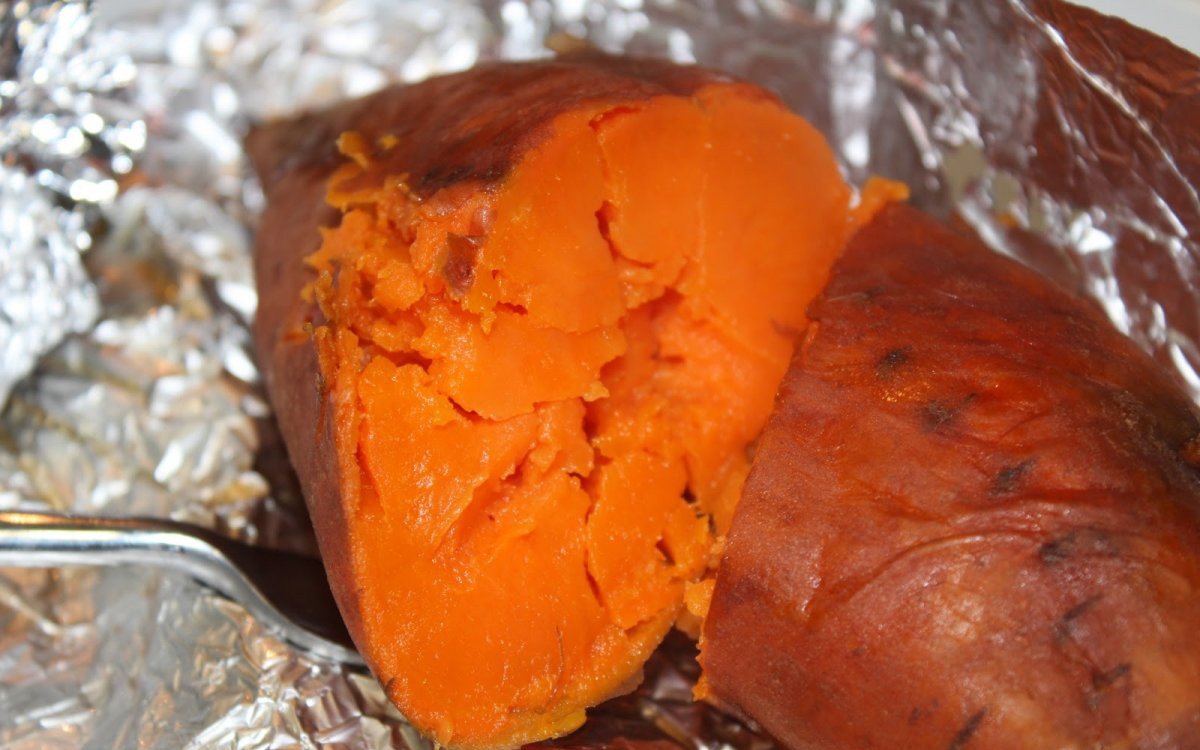Boniato al horno | Recetas de La Gourmeteria