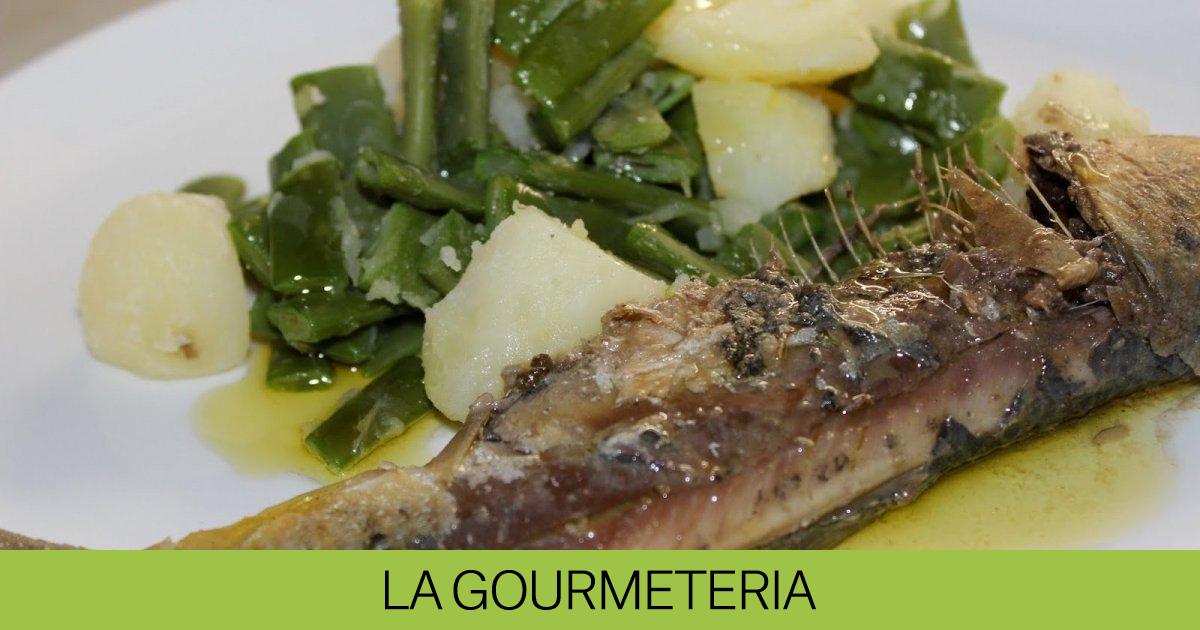 Verdura con arenque | Recetas de La Gourmeteria