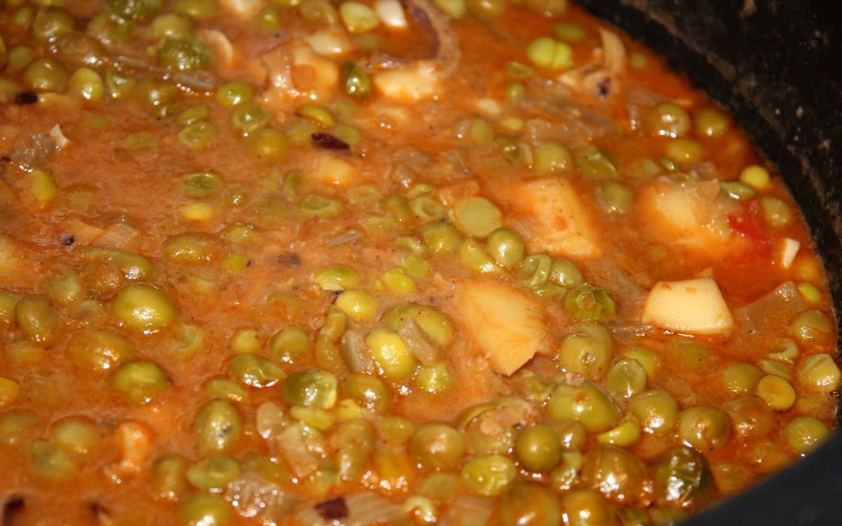 Sípia amb pèsols | Receptes de La Gourmeteria