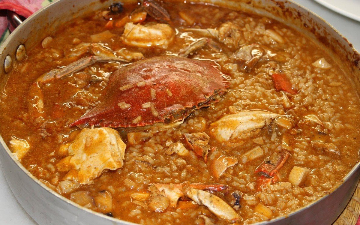 Arroz con cangrejo azul | Recetas de La Gourmeteria