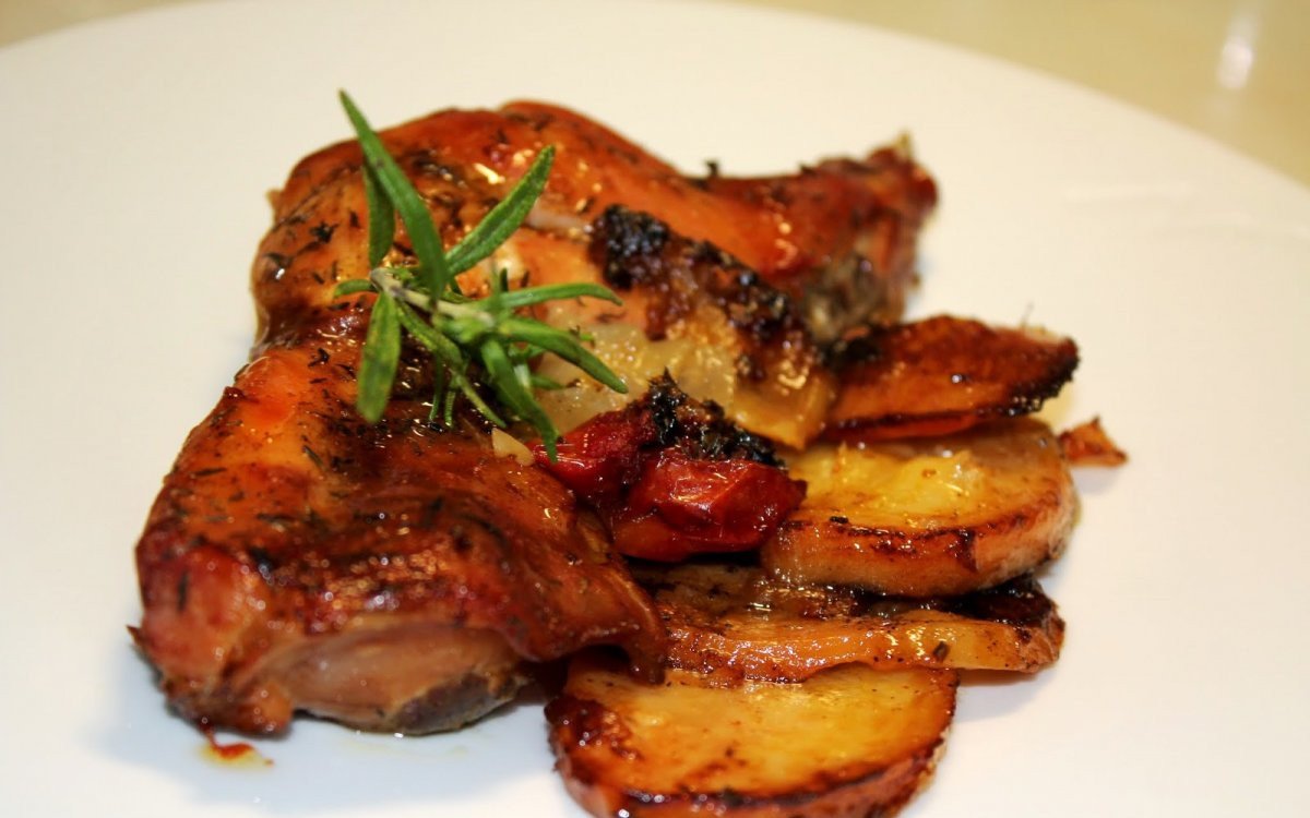 Conill al forn | Receptes de La Gourmeteria