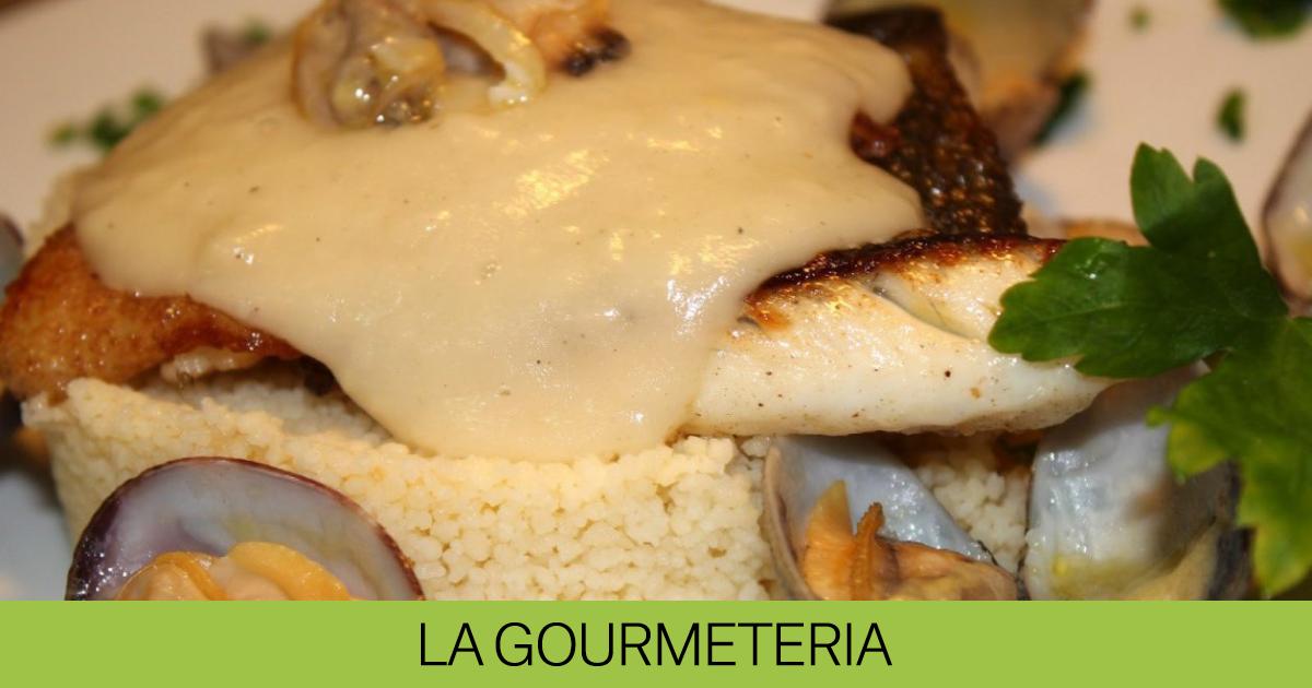 Filete de rodaballo con cuscús y velouté de pescado | Recetas de La ...