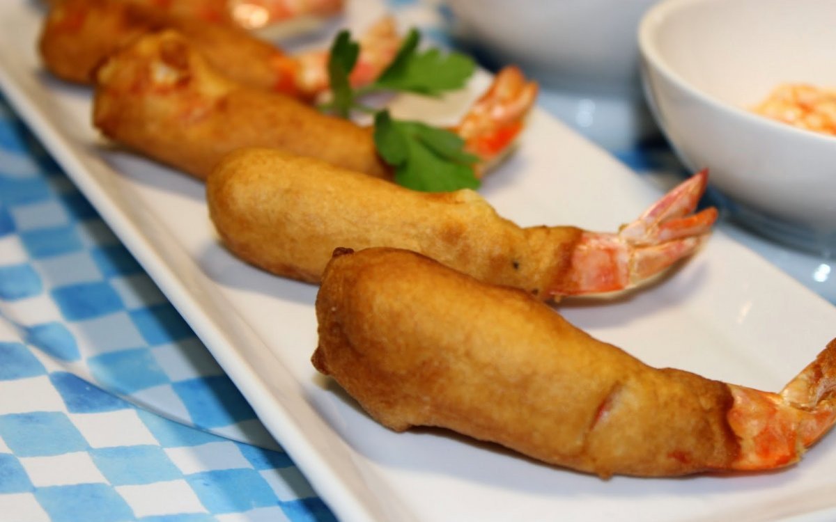 Llagostins amb gavardina | Receptes de La Gourmeteria
