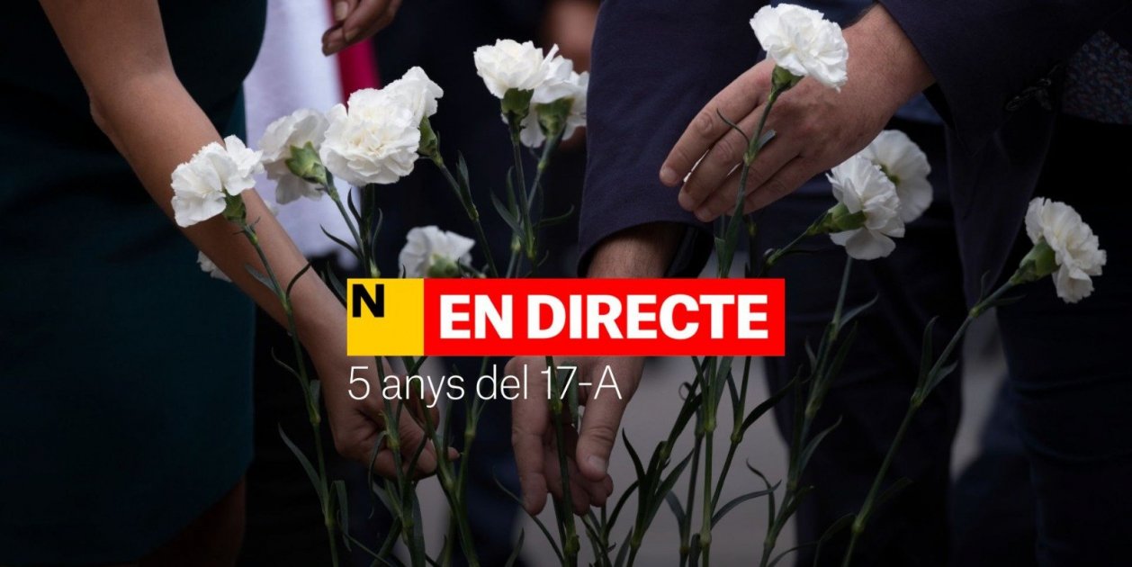 Barcelona conmemora los 5 años de los atentados del 17-A | DIRECTO