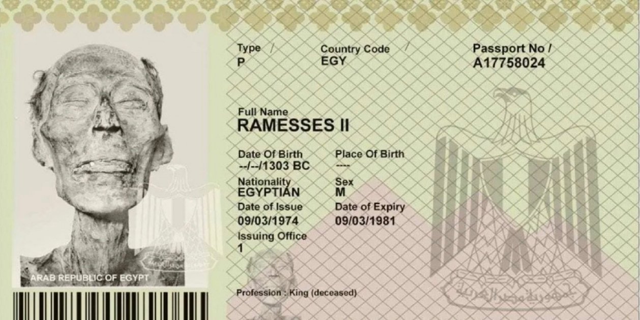 ¿Por qué tuvieron que hacer un pasaporte a Ramsés II?