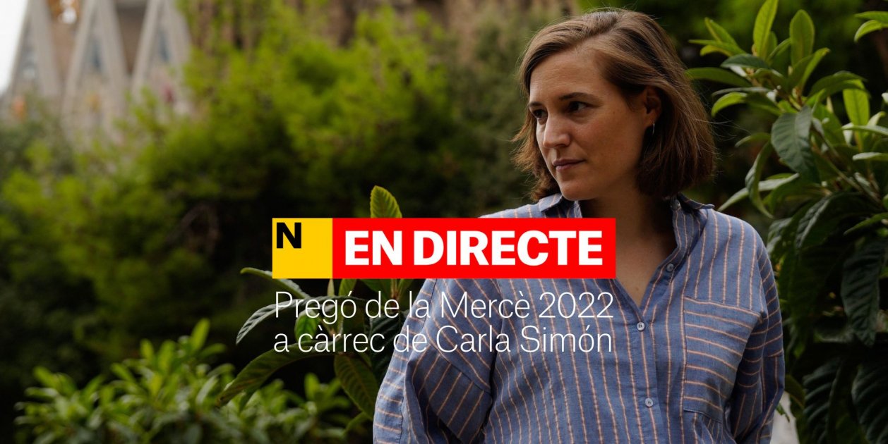 Pregón Mercè 2022 a cargo de Carla Simón | DIRECTO
