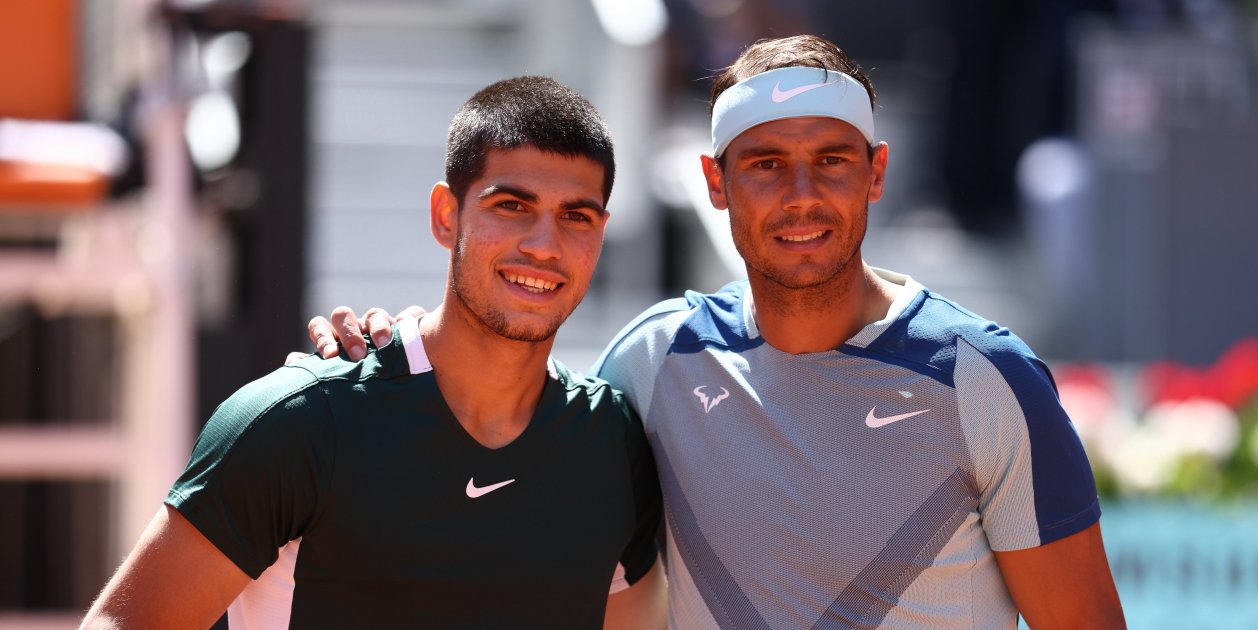 Carlos Alcaraz y Rafa Nadal hacen historia para el tenis español Carlos Alcaraz y Rafa Nadal hacen historia para el tenis español