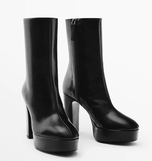 El botín más elegante es esta creación premium de Massimo Dutti