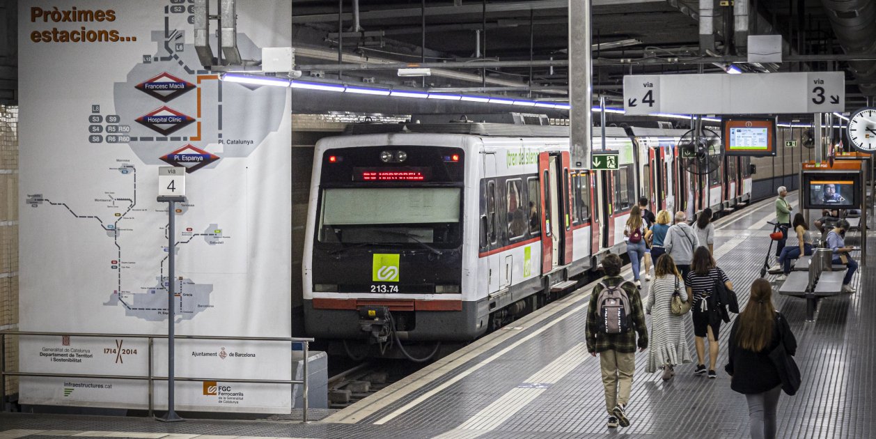 Paso adelante en la conexión de FGC España - Gracia (por Francesc Macià)