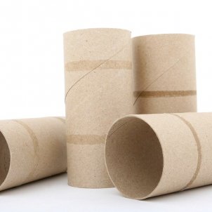 Reciclaje casero: los cilindros de cartón de los rollos de papel sirven ...