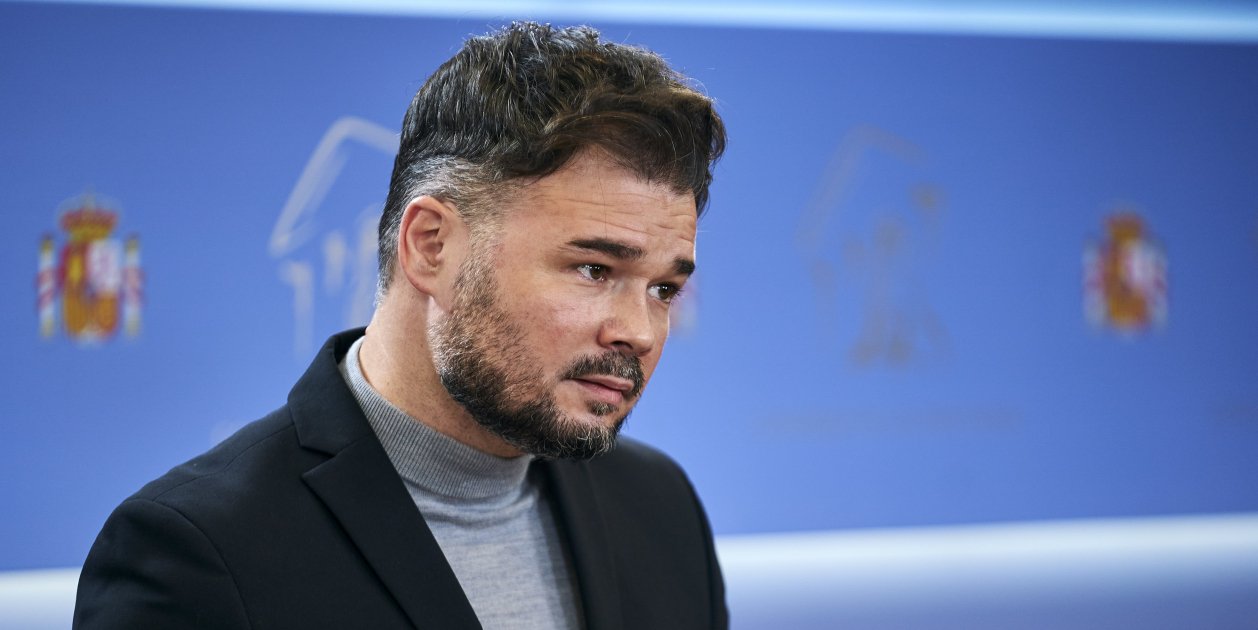 Rufián asegura que una vía para resolver un "conflicto político" como el 1-O no es malversación