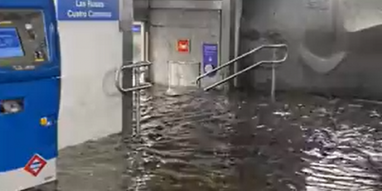 El Metro de Madrid se inunda y cae una lluvia de críticas a Ayuso y ...