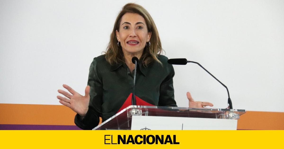 Raquel Sánchez descarta una pista sobre el mar al Prat: "Hem de buscar la solució més realista"