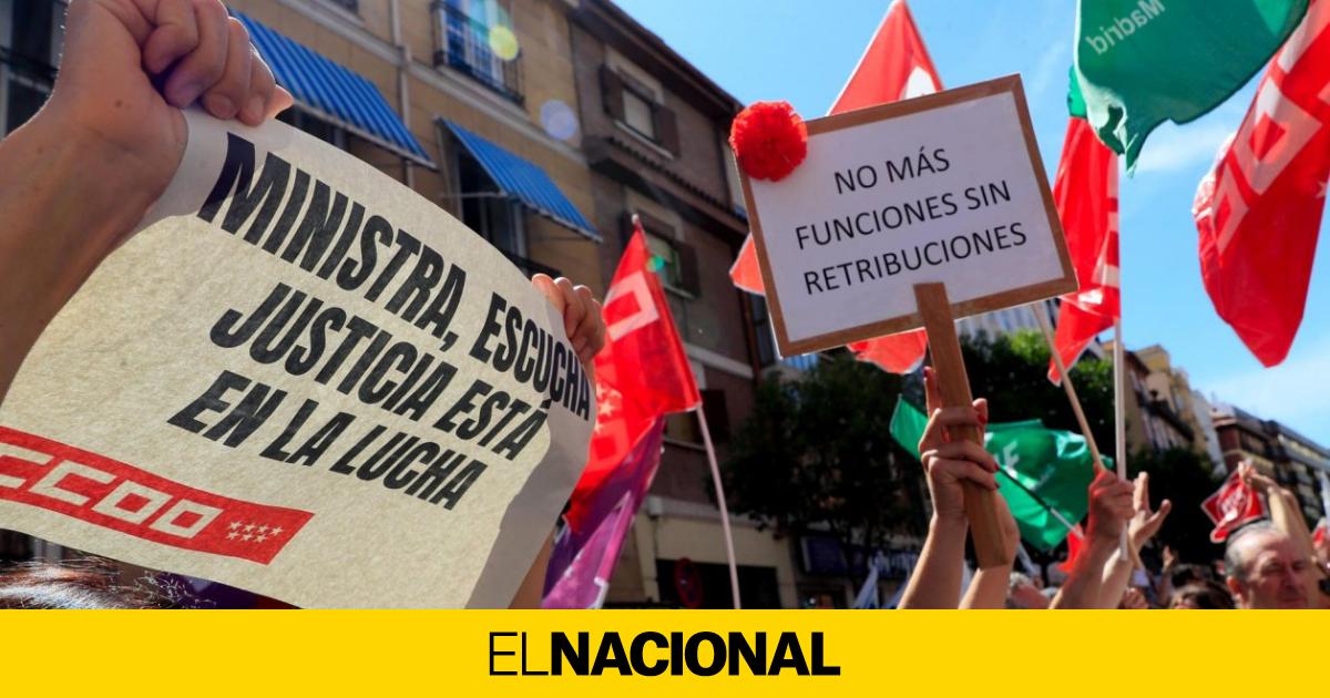 Los funcionarios de Justicia anuncian una huelga indefinida a partir del 22 de mayo