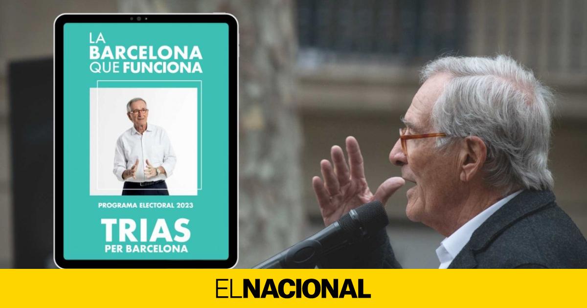 Programa Electoral Trias per Barcelona 2023 (PDF): Propuesta Xavier Trias
