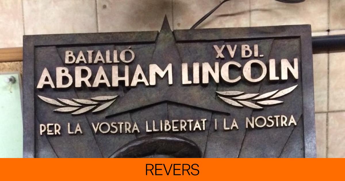 Record pel comandant Merriman de les Brigades Internacionals