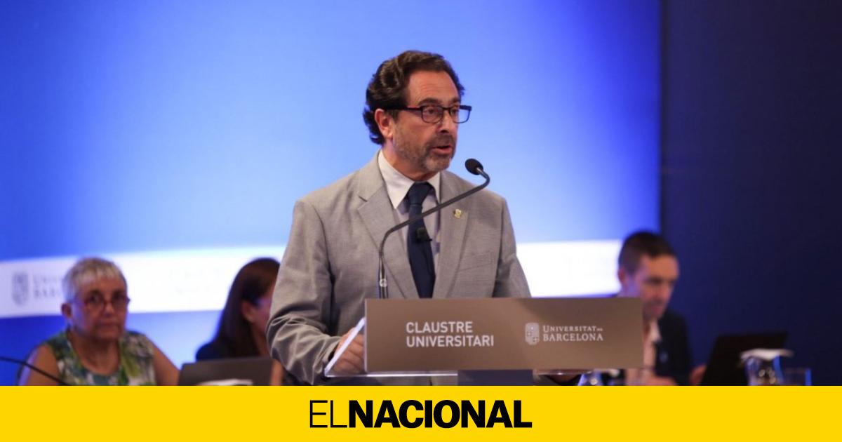 El rector de la Universitat de Barcelona, contundent contra l'auge de l ...