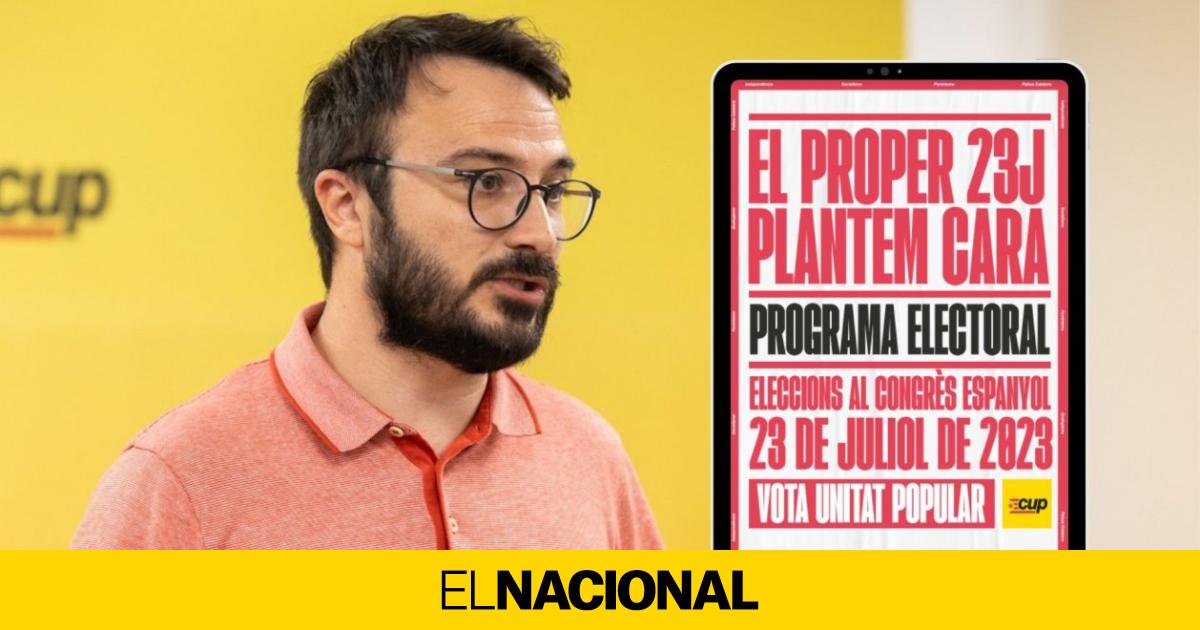 Programa Electoral CUP 2023 (PDF): Propuesta Albert Botran