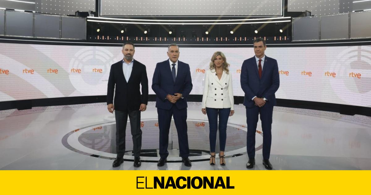 El debat a tres de TVE va ser el menys vist de la història d'Espanya ...