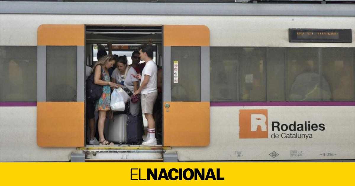 Restablecida la circulación de trenes entre Vilanova y Garraf con limitaciones de velocidad