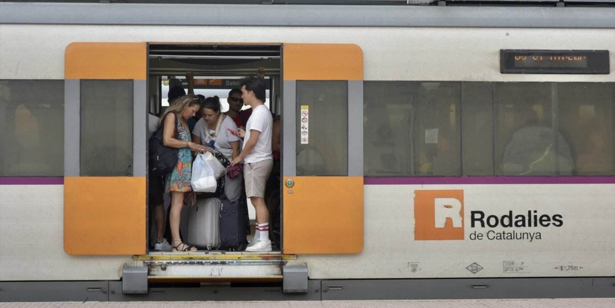 Restablecida la circulación de trenes entre Vilanova y Garraf con limitaciones de velocidad